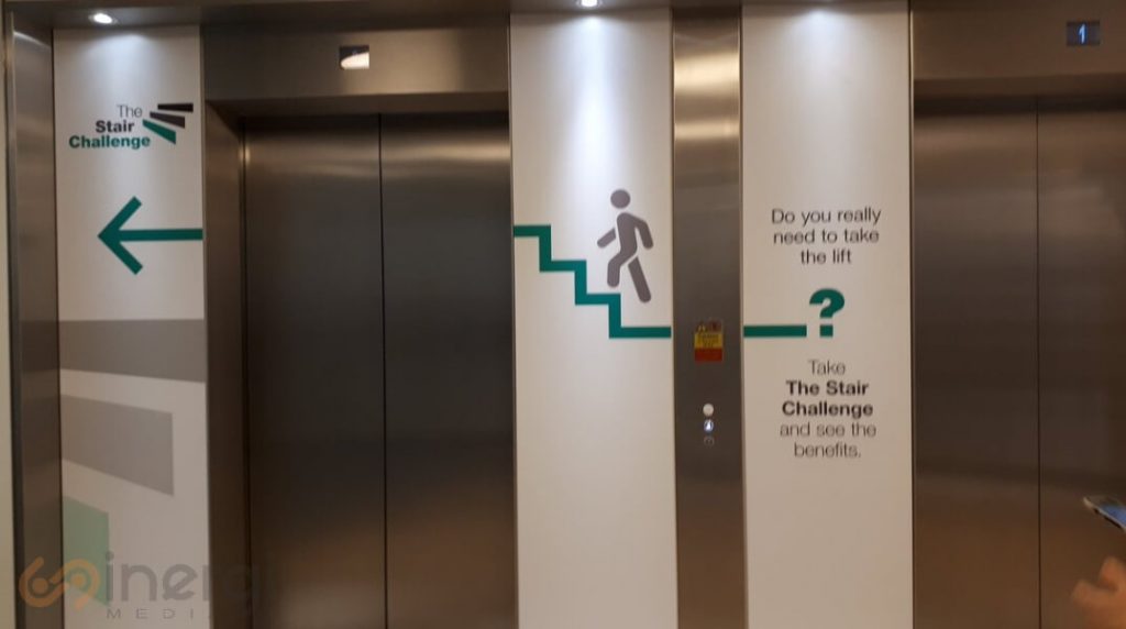 Signage Tangga - Sinergi Media Advertising