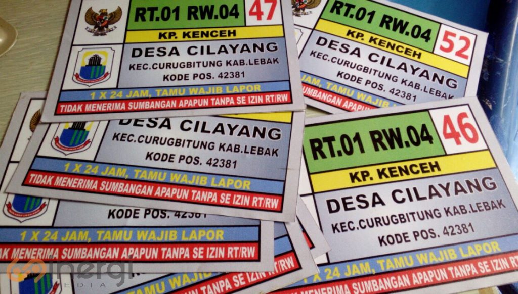 Plang Nama Rumah - Sinergi Media Advertising