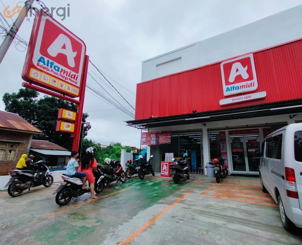 Shop Sign Alfamidi Terbaru - Sinergi Media Advertising
